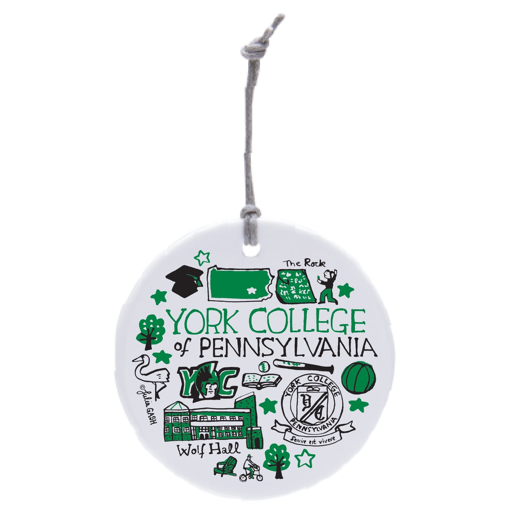 Julia Gash YCP Ornament